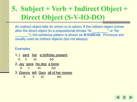 Patterns Of Sentences Ppt
