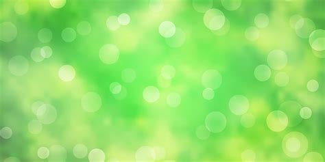 Light Green Yellow Vector Background With Bubbles Glitter Abstract Illustration With Colorful