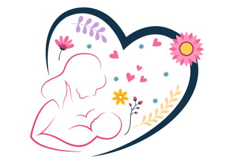 Semana Mundial De La Lactancia Materna Illustration Pack 10 Free