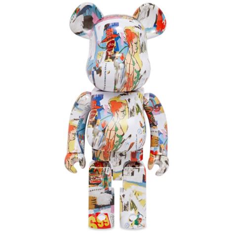 Medicom Andy Warhol X Jean Michel Basquiat 4 Berbrick Multi 1000