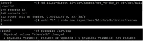 Extend A Logical Block Volume Attached To An Oracle Cloud