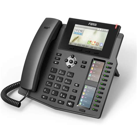 High End Desktop Phone Fanvil X6 Enterprise Ip Phone With 2intelligent