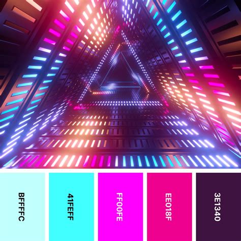 Bright Neon Color Palette Neon Color Chart Wcsnhs