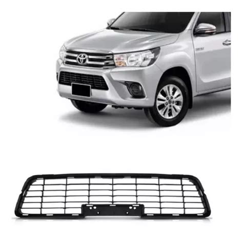 Rejilla Grilla Central Paragolpe Toyota Hilux 2016 2019