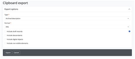 Export Xml Documentation Version 210 Atom Open Source Archival