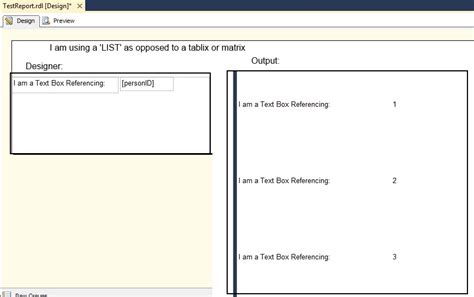 Reporting Services Labels In Fields Within An Ssrs Report Stack