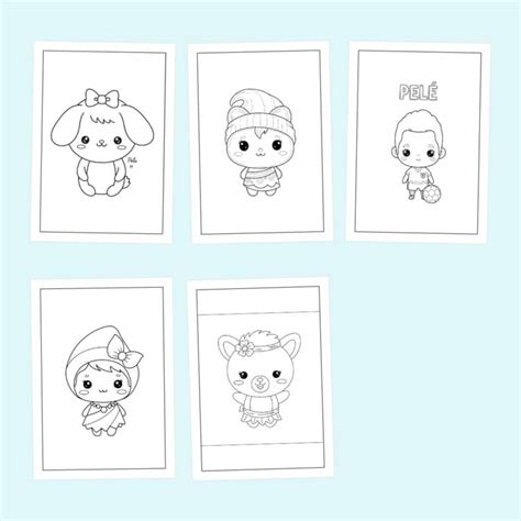 Pele Coloring Pages Book Printable Pages By Colorpebble Tpt