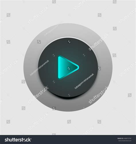 Button User Interface Ui Illustration Vector Stock Vector Royalty Free