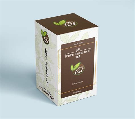 Tea Box Packaging Design Behance