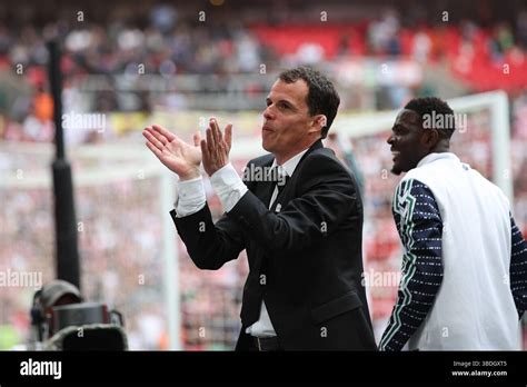 London Uk 24th May 2025 Sunderland Afc Manager Regis Le Bris