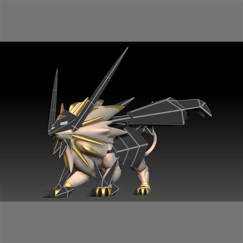 Archivo Stl Pokemon Crin Necrozma・modelo De Impresión 3d Para Descargar