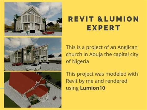 a good revit model and realistic lumion 3d rendering upwork