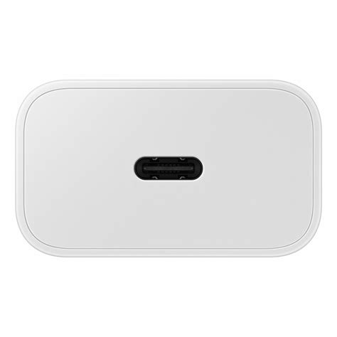Chargeur Secteur Mural Usb C Ultra Rapide 25w Blanc Samsung Alim