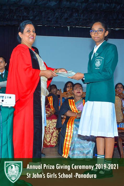 Annual Prize Giving Ceremony 2019 2021 St Johns Girls School