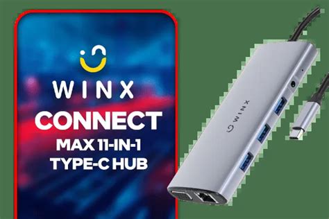 WINX Connect Max In Type C Hub Ultimate Connectivity Solution