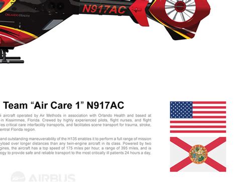 Orlando Air Care Team Airbus Ec135 Air Care 1 N917ac Lian Media