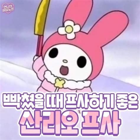 여자들의 생활정보 On Instagram 빡쳤을 때 프사에 달아두기 좋은 귀염뽀짝 칼 든 산리오 친구들💢💢 너때문에