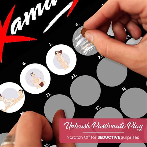 Kama Sutra Bedroom Game Scratch Off Poster Etsy
