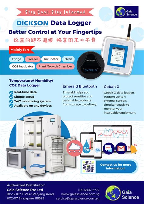 Dickson Data Logger In Singapore Pdf