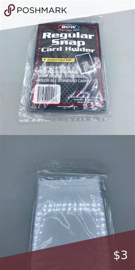 Bcw Regular Snap Card Holder