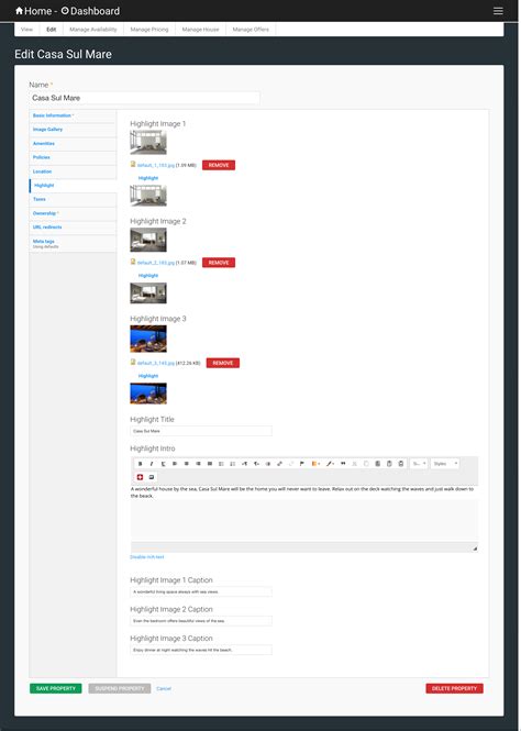Properties — Roomify Documentation Booking Systems With Drupal