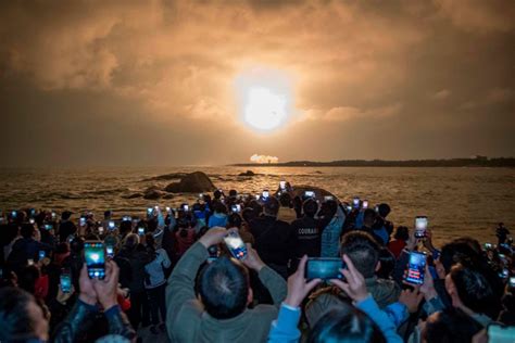 China Launches Giant Long March Rocket As Space Race Heats Up
