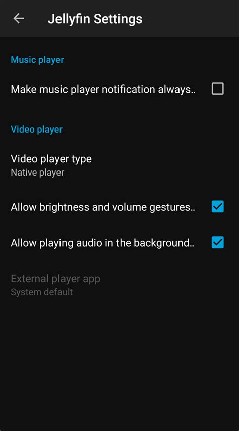 Truncated Preferences Titles In Client Settings · Issue 350 · Jellyfinjellyfin Android · Github