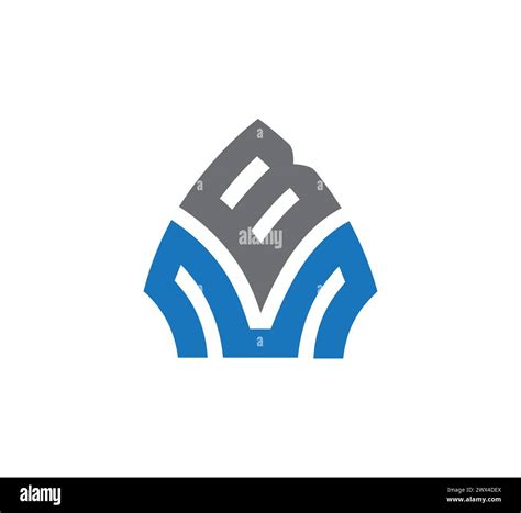 Mb Letter Logo Design Stock Vector Image And Art Alamy