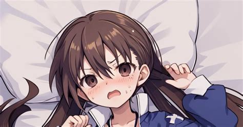 Ai生成 ベッドに押し倒されるフーカ しまくろのイラスト Pixiv
