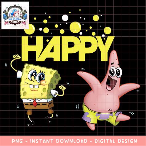 Spongebob Squarepants Happy Dancing Spongebob And Patrick Pn Inspire Uplift