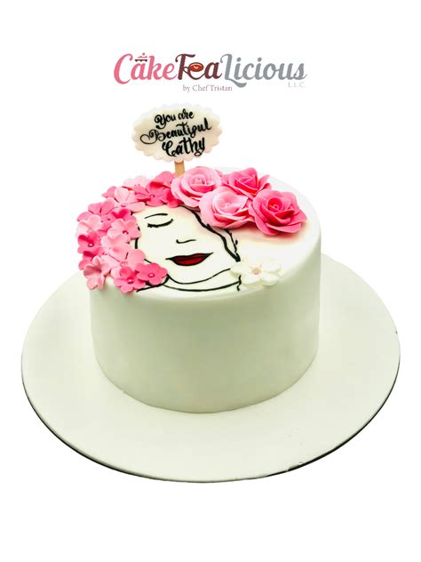 Lady Face Cake