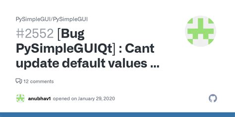 [bug pysimpleguiqt] cant update default values of listbox errors