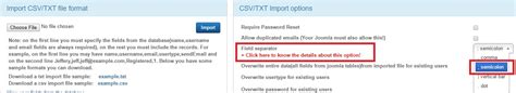 joomla 3 x user import custom joomla extensions