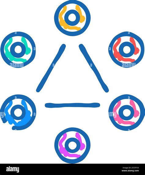 Color Theory Ux Ui Design Icon Doodle Illustration Stock Vector Image And Art Alamy