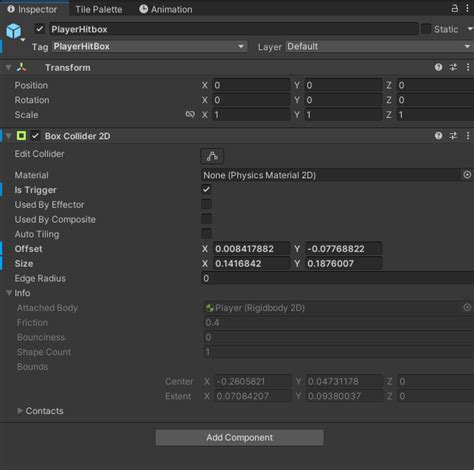 Multiple Colliders Interacting With Tilemap Collision Getting Started