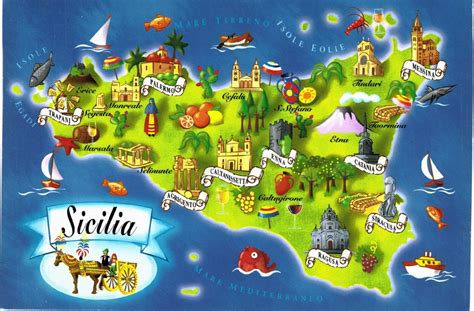 Cartina Sicilia Mappa Sicilia Cosa Fare Cosa Sicilia 54 Off