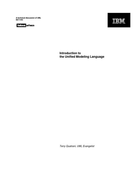 uml pdf unified modeling language class computer programming