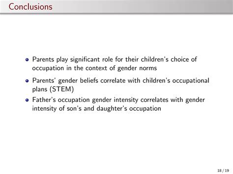 Gender Occupational Segregation Ppt