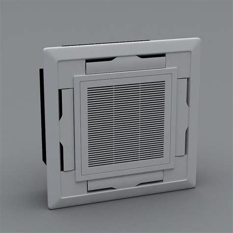Urban Ventilation Duct 3d Model Low Poly Industrial Design