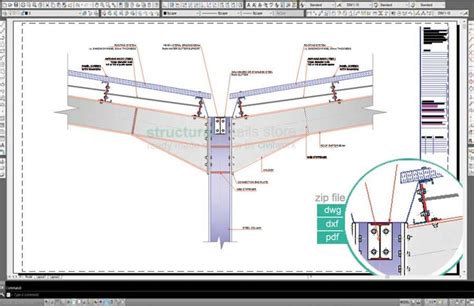 Double Span Steel Hangar Portal Frame Roof Valley Detail In 2020 Roof