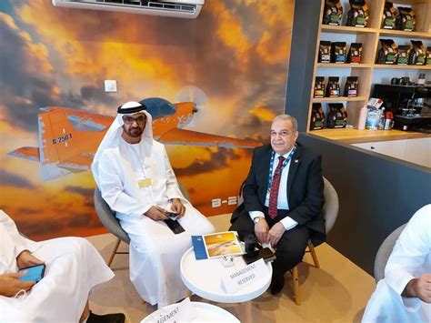 وزير الدولة للإنتاج الحربي يشهد افتتاح معرض دبي للطيران 2021