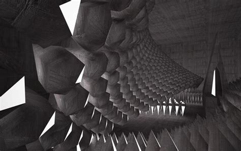 Un Primer Plano De Un Edificio Con Una Estructura Metálica Que Tiene