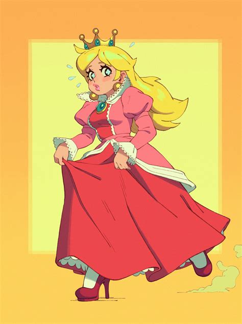 Princess Peach Марио Rizdraws Artist Игры картинки гифки