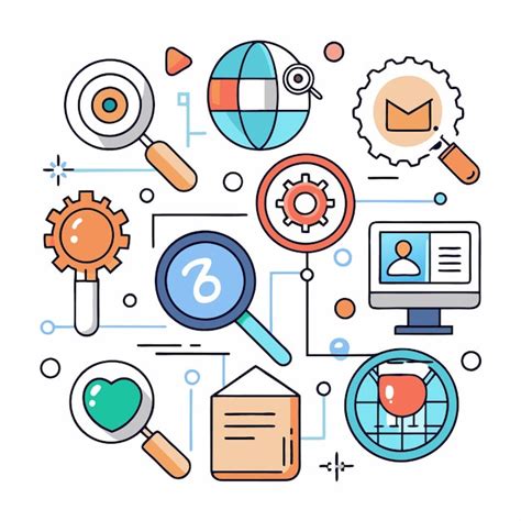 Magnifying Glass Searching For Information Online Premium Ai