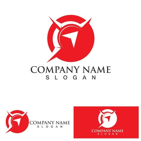 Premium Vector Creative Compass Concept Logo Design Template