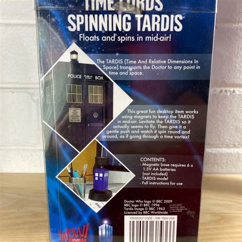 Doctor Who Spinning Tardis Models