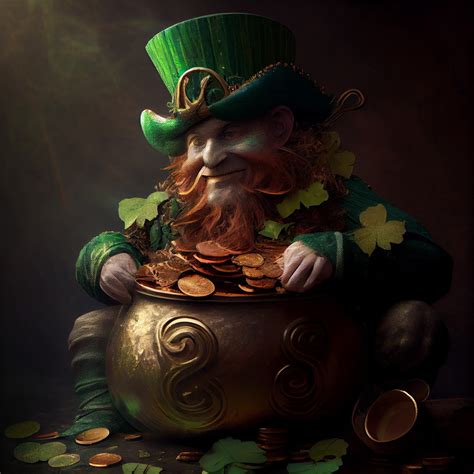 Download Leprechaun Pot Of Gold St Royalty Free Stock Illustration