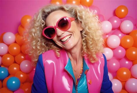 The Bold Style Of A Blonde Bombshell Premium Ai Generated Image