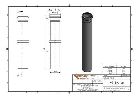 Pvc Caurule Ar Uzmavu Dn160 X 1000 Sn8 Evasat