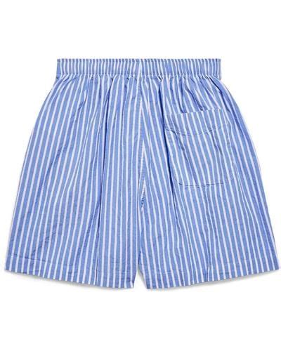 Blue Balenciaga Underwear For Men Lyst